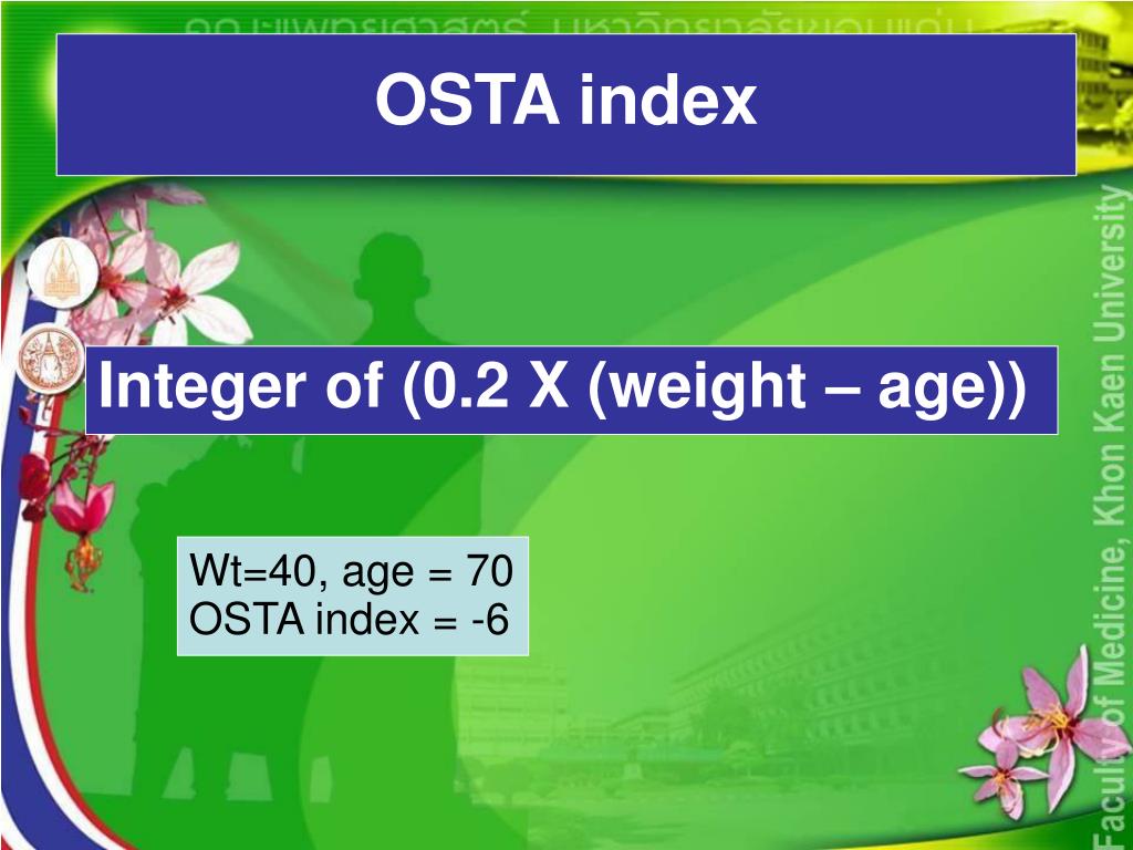 PPT - Osteoporosis Diagnosis by DEXA and Ultrasound Measurement ...