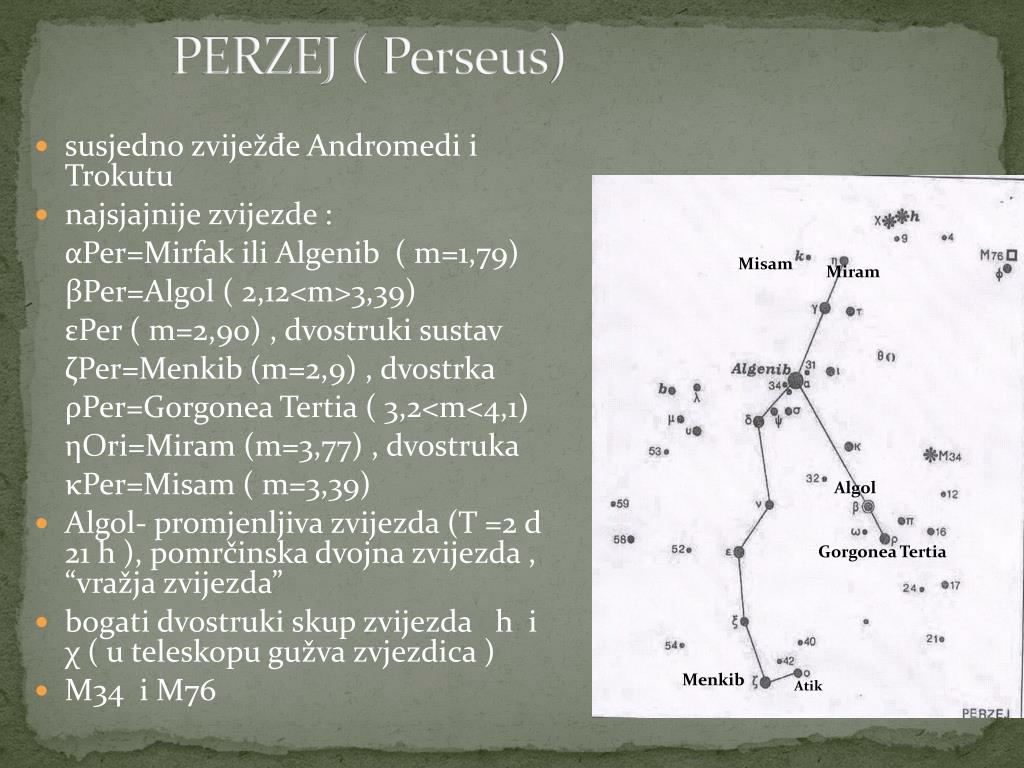 PPT - UPOZNAJEMO ZVIJEŽĐA Jesensko i zimsko nebo PowerPoint ...