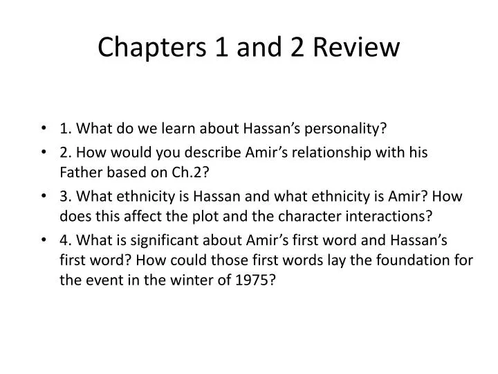 PPT - Chapters 1 and 2 Review PowerPoint Presentation, free download ...