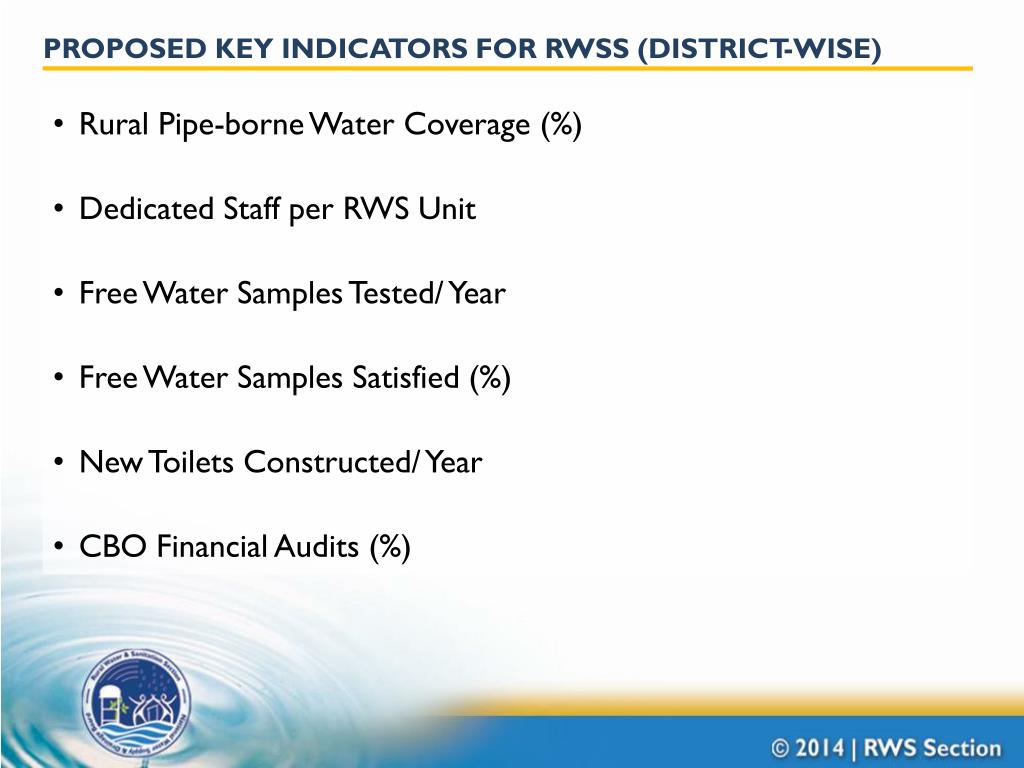 PPT - REORIENTATION PROGRAMME FOR RWS UNITS NATIONAL WATER SUPPLY ...
