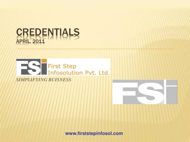 PPT - Credentials April, 2011 PowerPoint Presentation, free download ...