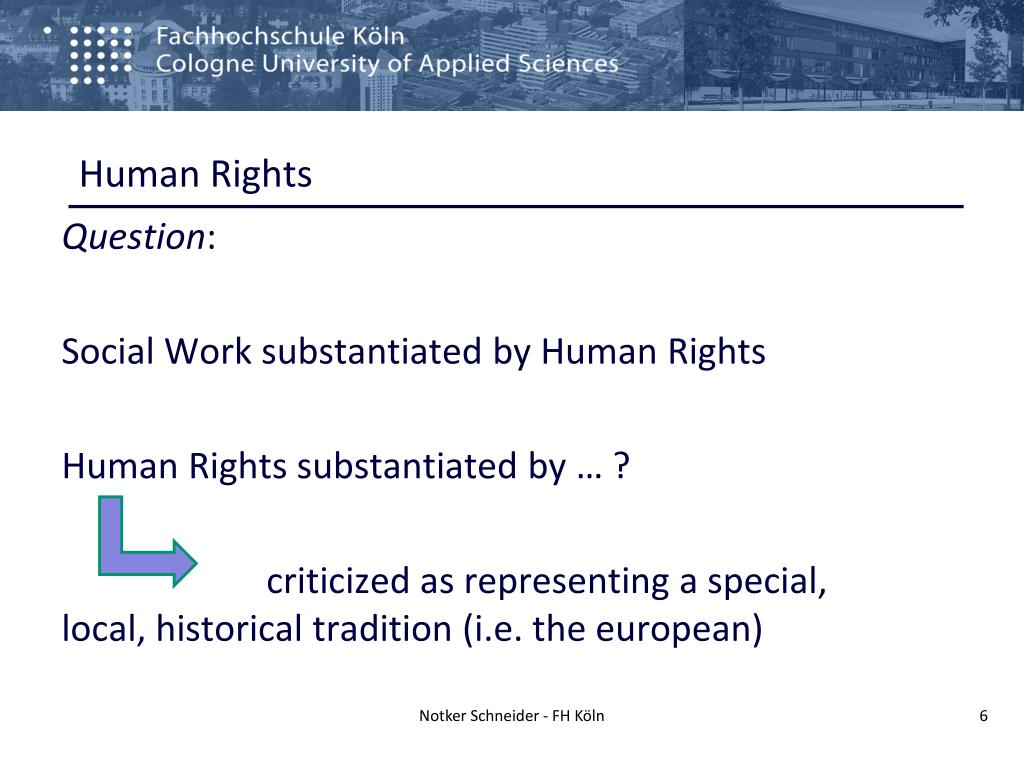 PPT - Human needs , human rights , and social work as a practice of ...