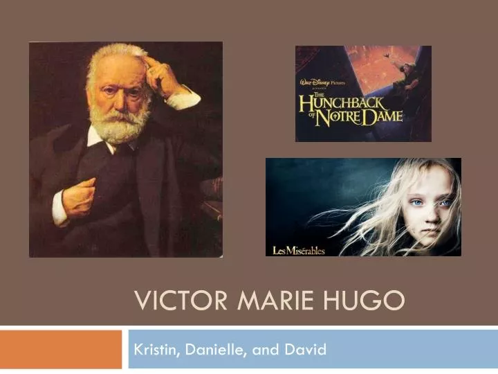 PPT - Victor marie Hugo PowerPoint Presentation, free download - ID:2762020