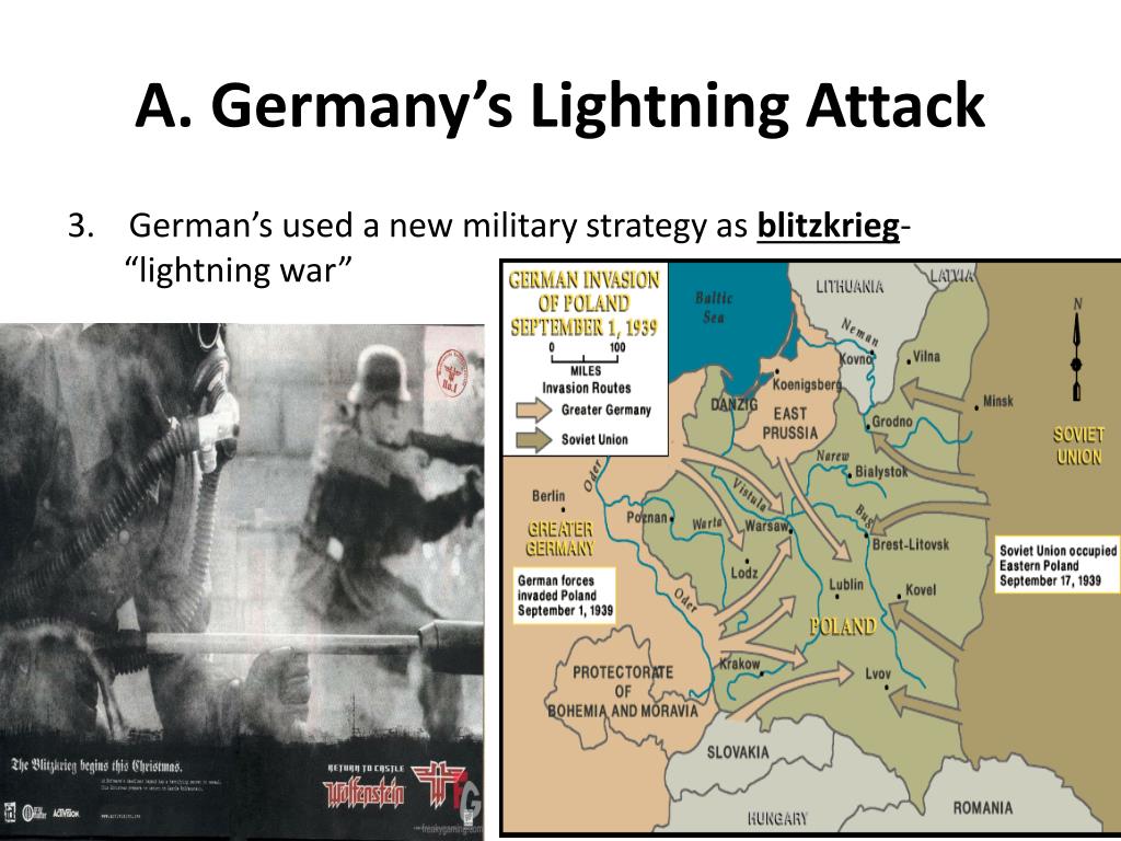 PPT - Hitler’s Lightning War I. Germany Sparks a New War in Europe A ...
