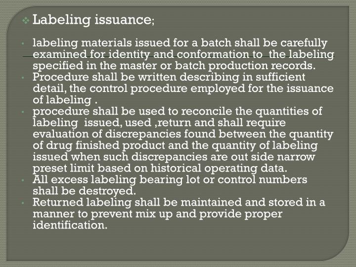 PPT - Packaging And Labeling control PowerPoint Presentation - ID:2762492