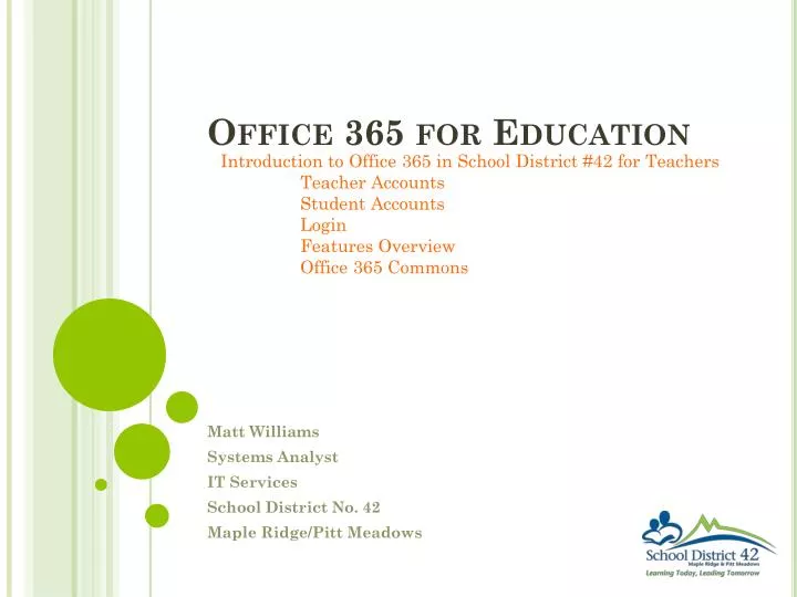PPT - Office 365 for Education PowerPoint Presentation, free download ...