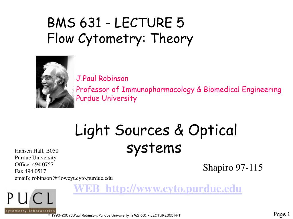 PPT - Hansen Hall, B050 Purdue University Office: 494 0757 Fax 494 0517 ...