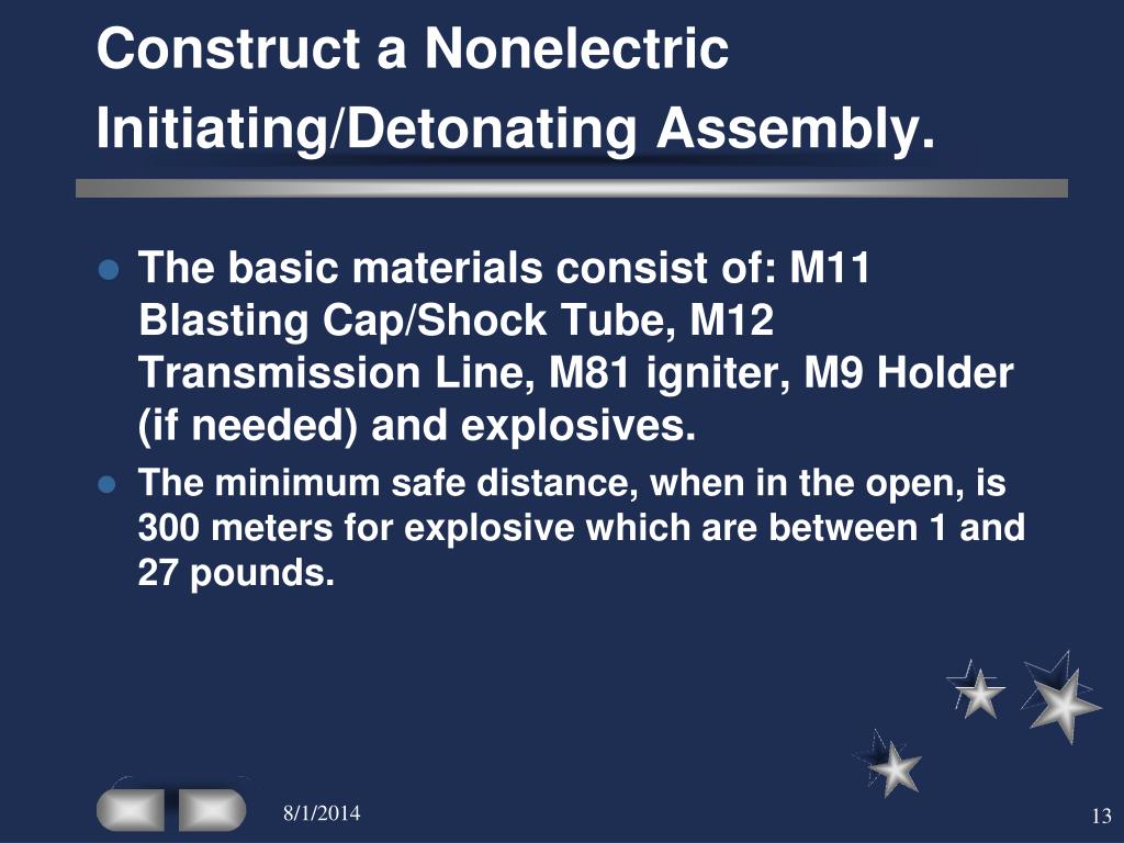 PPT - MODERNIZED DEMOLITION INITIATORS (MDI) (051-193-1002) (051-193 ...