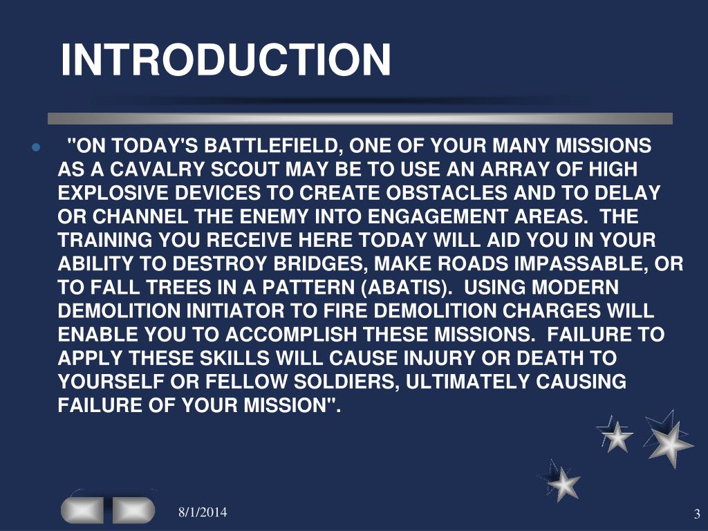 PPT - MODERNIZED DEMOLITION INITIATORS (MDI) (051-193-1002) (051-193 ...