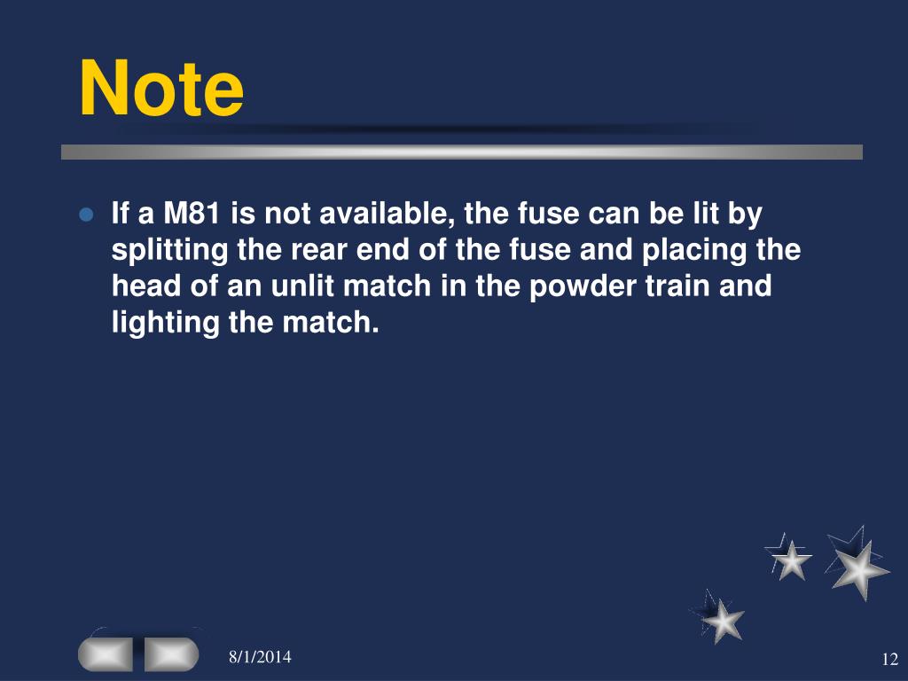 PPT - MODERNIZED DEMOLITION INITIATORS (MDI) (051-193-1002) (051-193 ...