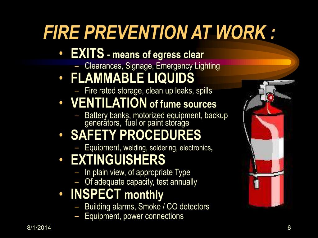 PPT - “ Fire Safety Awareness ” and Fire Extinguisher Training ...