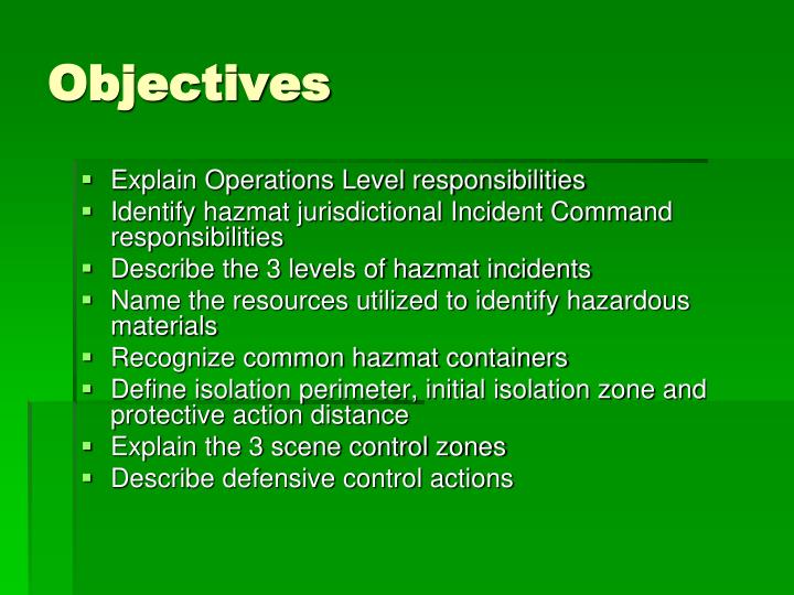 PPT - Hazardous Materials Response PowerPoint Presentation - ID:2764387