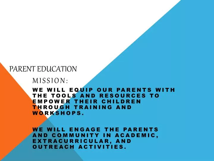 PPT - Parent Education PowerPoint Presentation, free download - ID:2764614