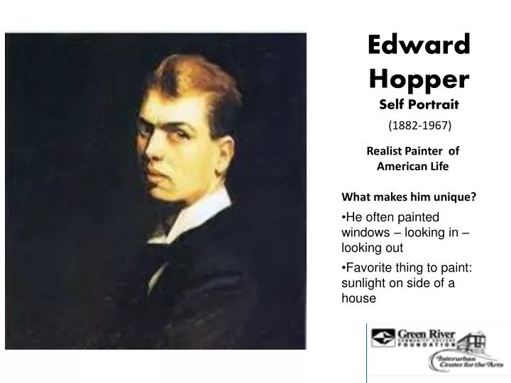 PPT - Edward Hopper Self Portrait PowerPoint Presentation, free ...