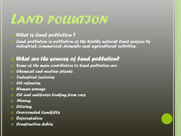 PPT - Facts about Pollution PowerPoint Presentation - ID:2765568