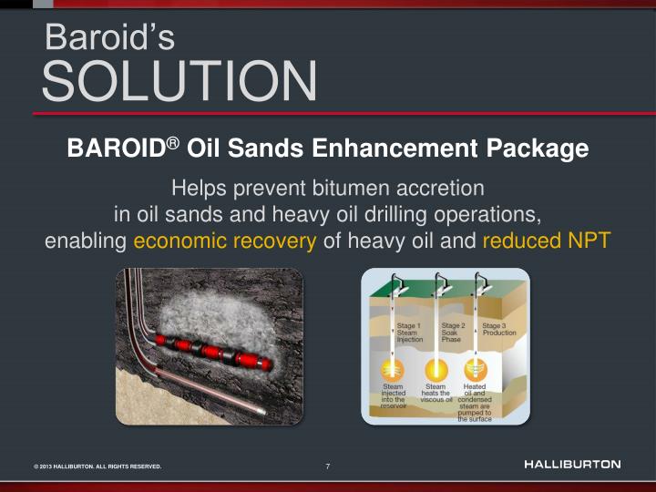 PPT - BAROID ® Oil Sands Enhancement Package PowerPoint Presentation ...