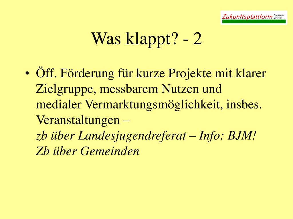 PPT - Finanzierung von Vereinen und NGOs Bernhard Possert PowerPoint ...