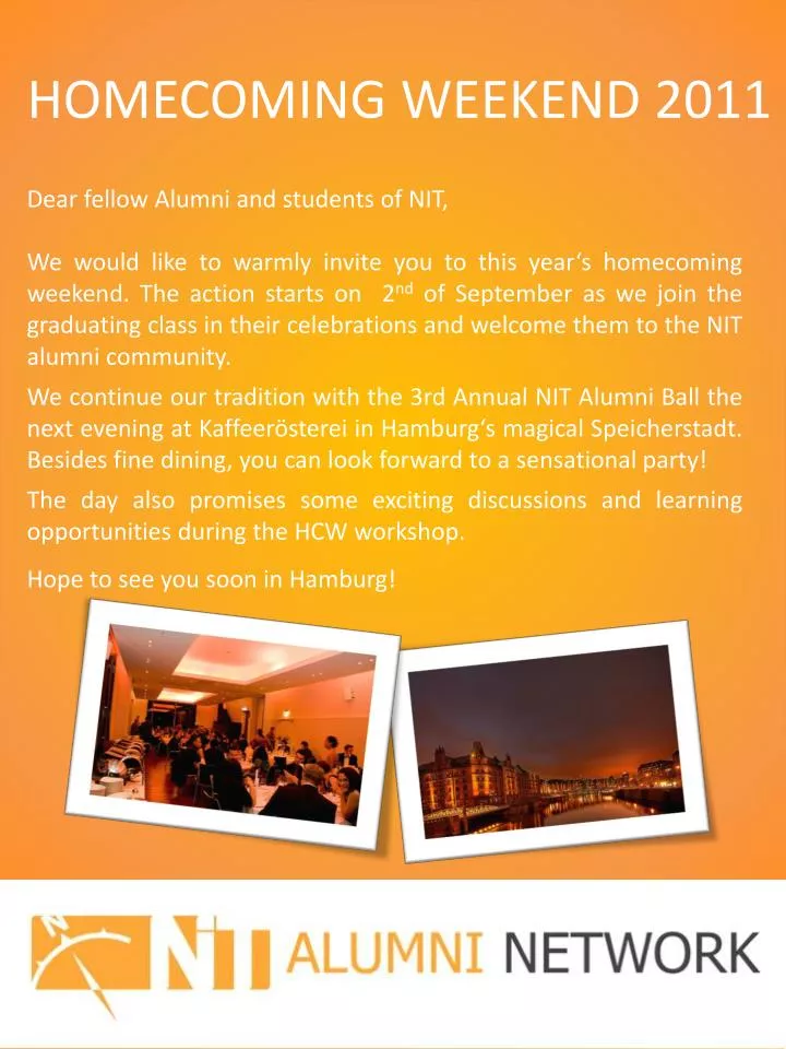 PPT - HOMECOMING WEEKEND 2011 PowerPoint Presentation, free download ...