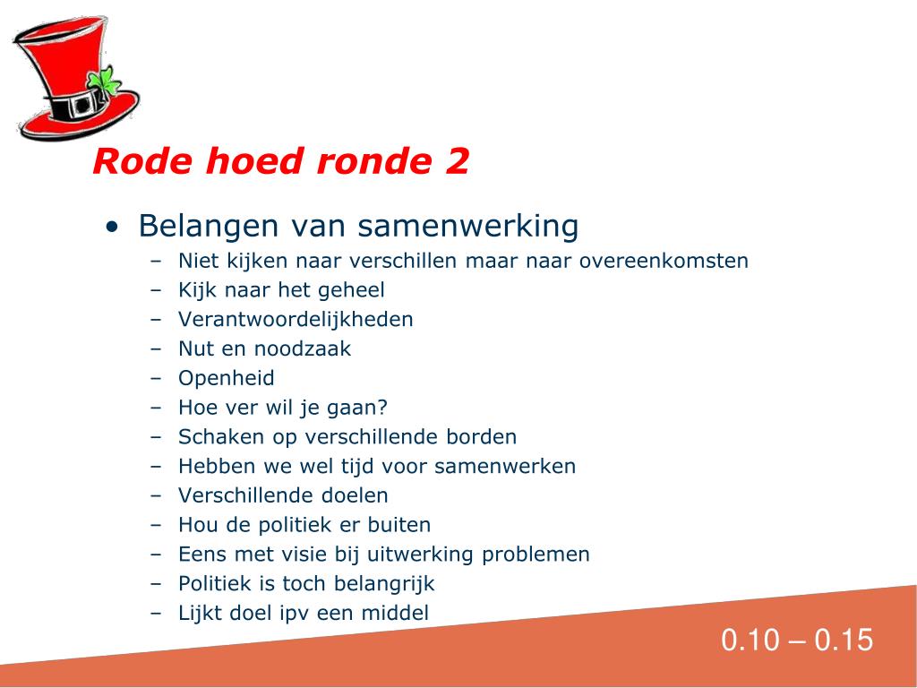 PPT - De hoeden van Edward de Bono PowerPoint Presentation, free ...