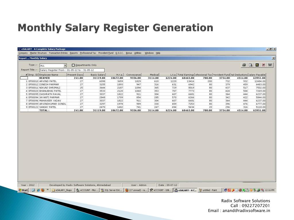PPT - eSALARY A Complete HR Solution PowerPoint Presentation, free ...