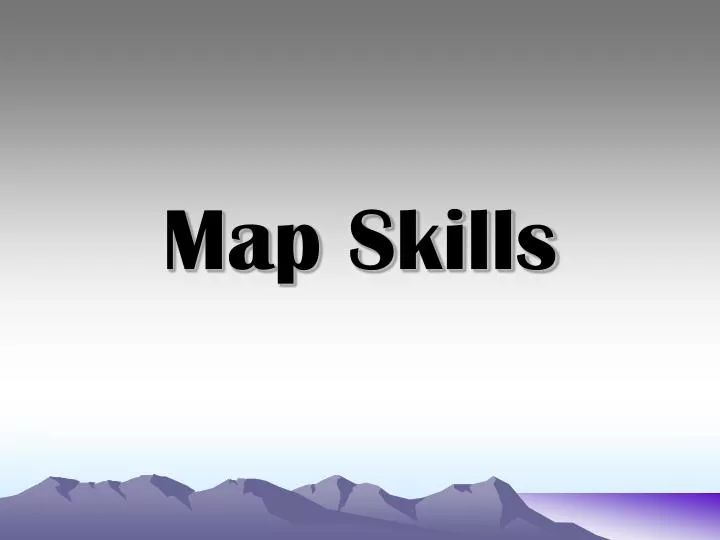 PPT - Map Skills PowerPoint Presentation, free download - ID:2768405