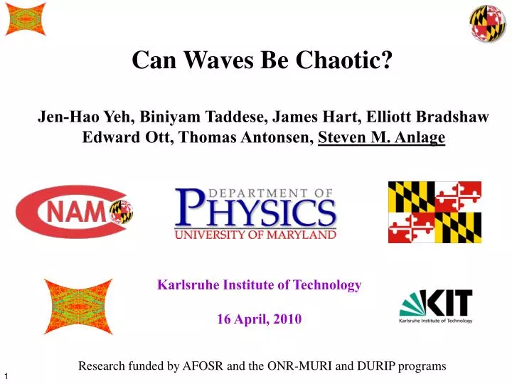 PPT - Can Waves Be Chaotic? PowerPoint Presentation, free download - ID ...