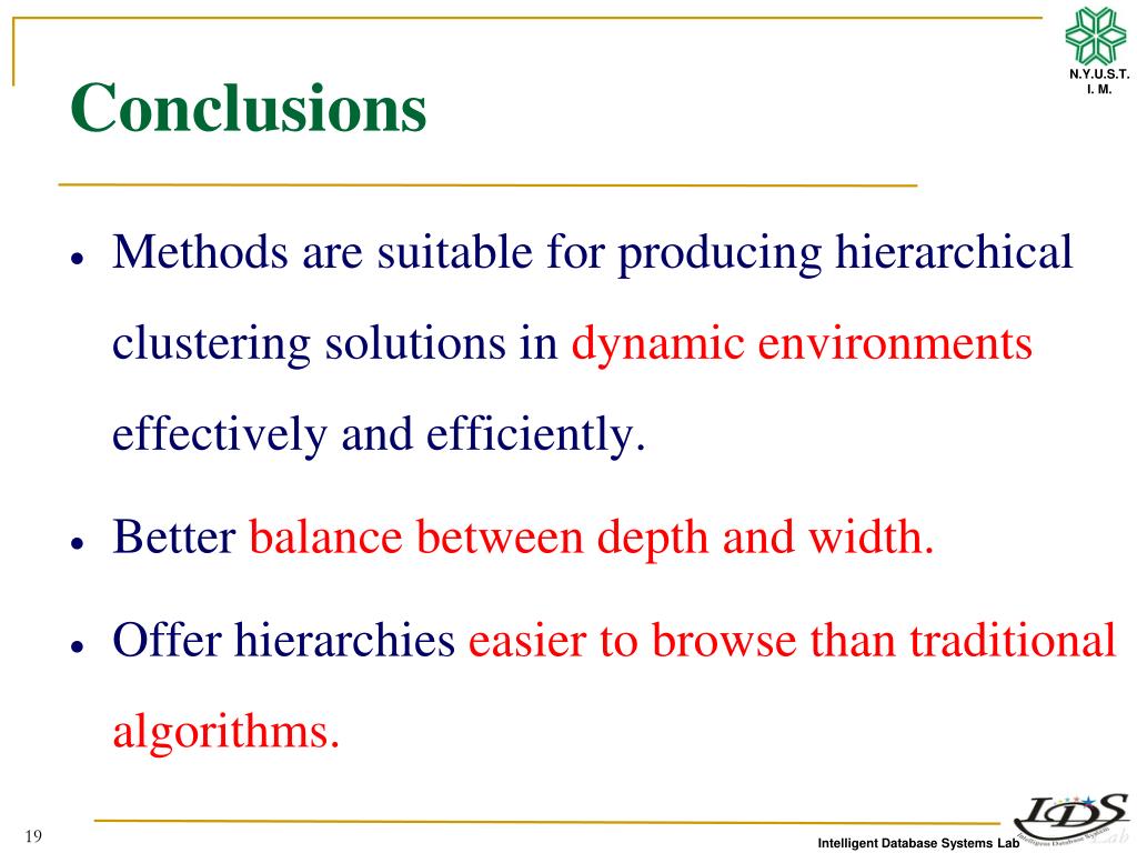 Ppt Dynamic Hierarchical Algorithms For Document Clustering Powerpoint Presentation Id2768741