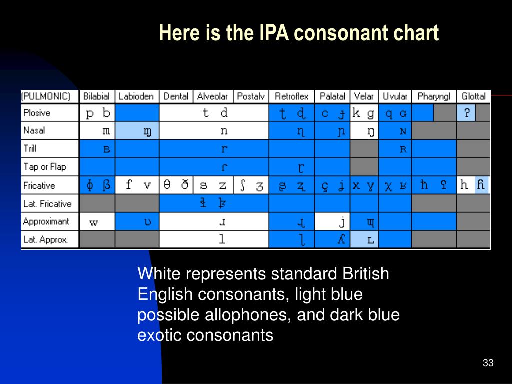 PPT - English Phonetics and Phonology Lesson 3B PowerPoint Presentation ...
