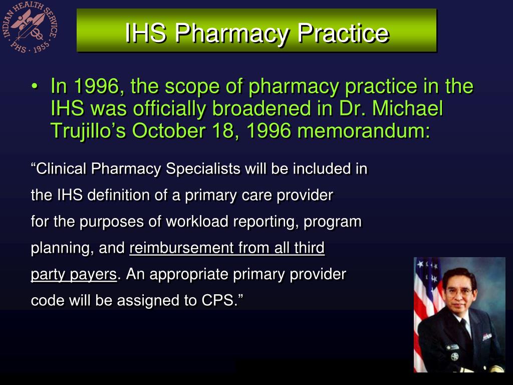 PPT - Indian Health Service Pharmacy Innovation: National Clinical ...
