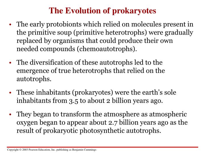 PPT - CHAPTER 16 The Origin and Evolution of Microbial Life ...