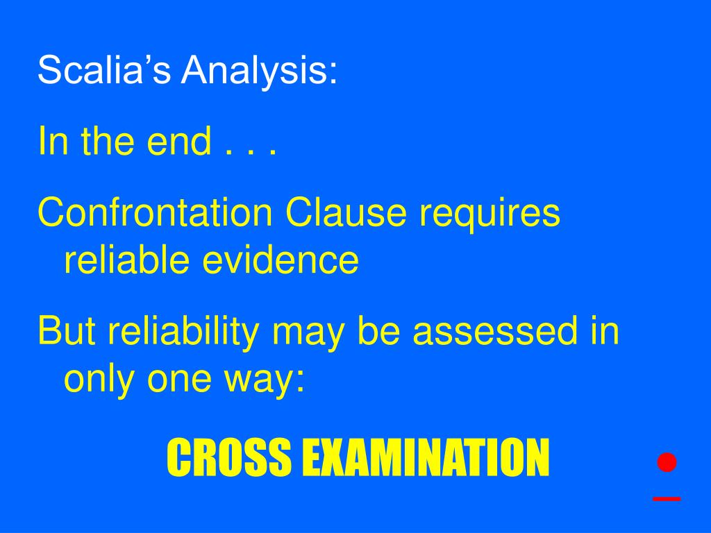 PPT - Confrontation After Crawford v. Washington Jessica Smith ...