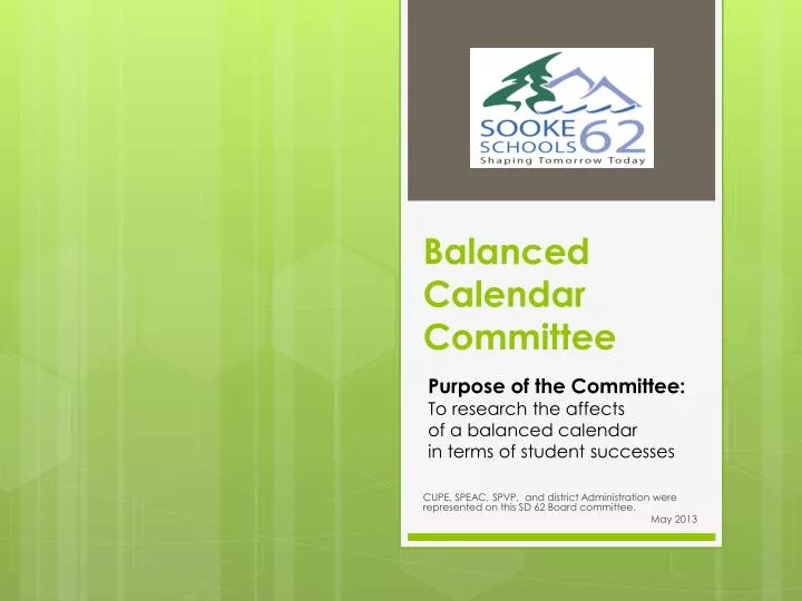 PPT - Balanced Calendar Committee PowerPoint Presentation, free ...