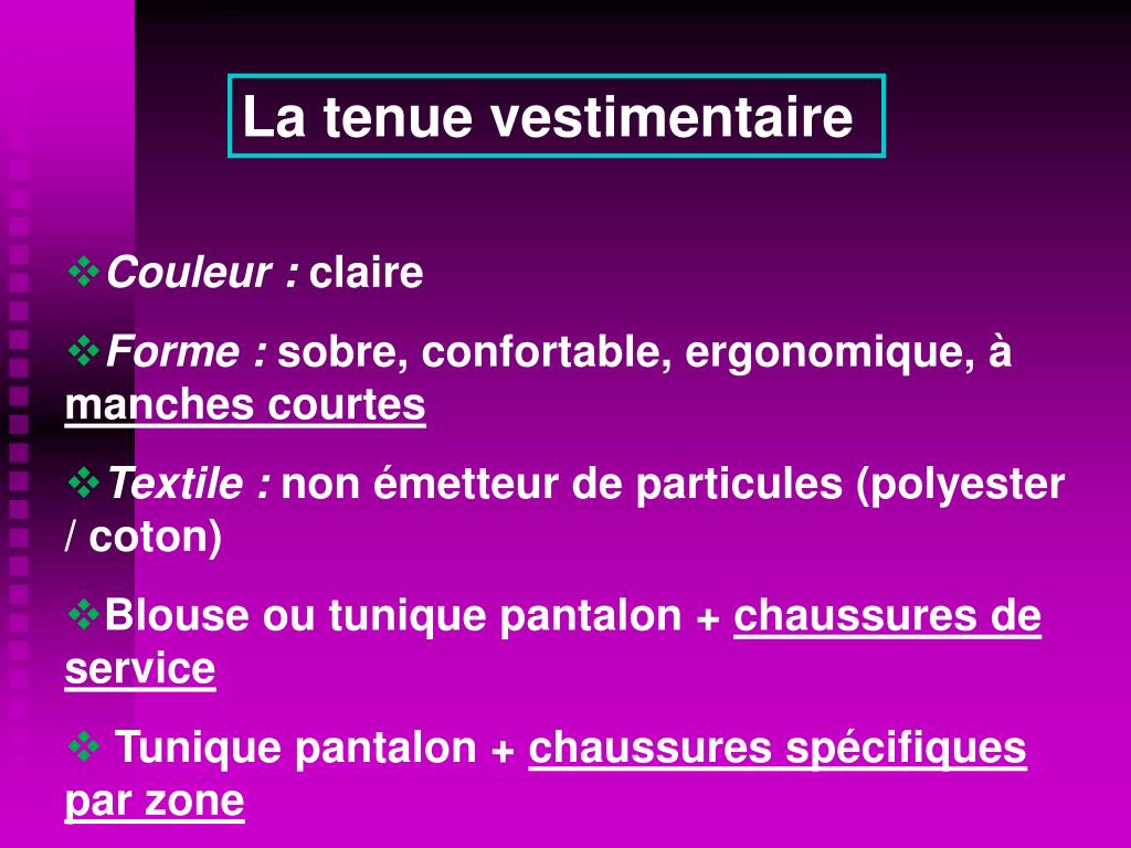 PPT - LA TENUE VESTIMENTAIRE PowerPoint Presentation, free download ...