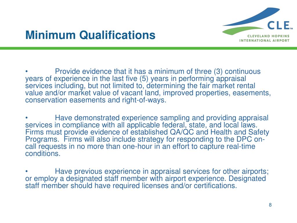 PPT - WBS #: A1-N431 On-Call Appraisal Services Pre-Qualification ...