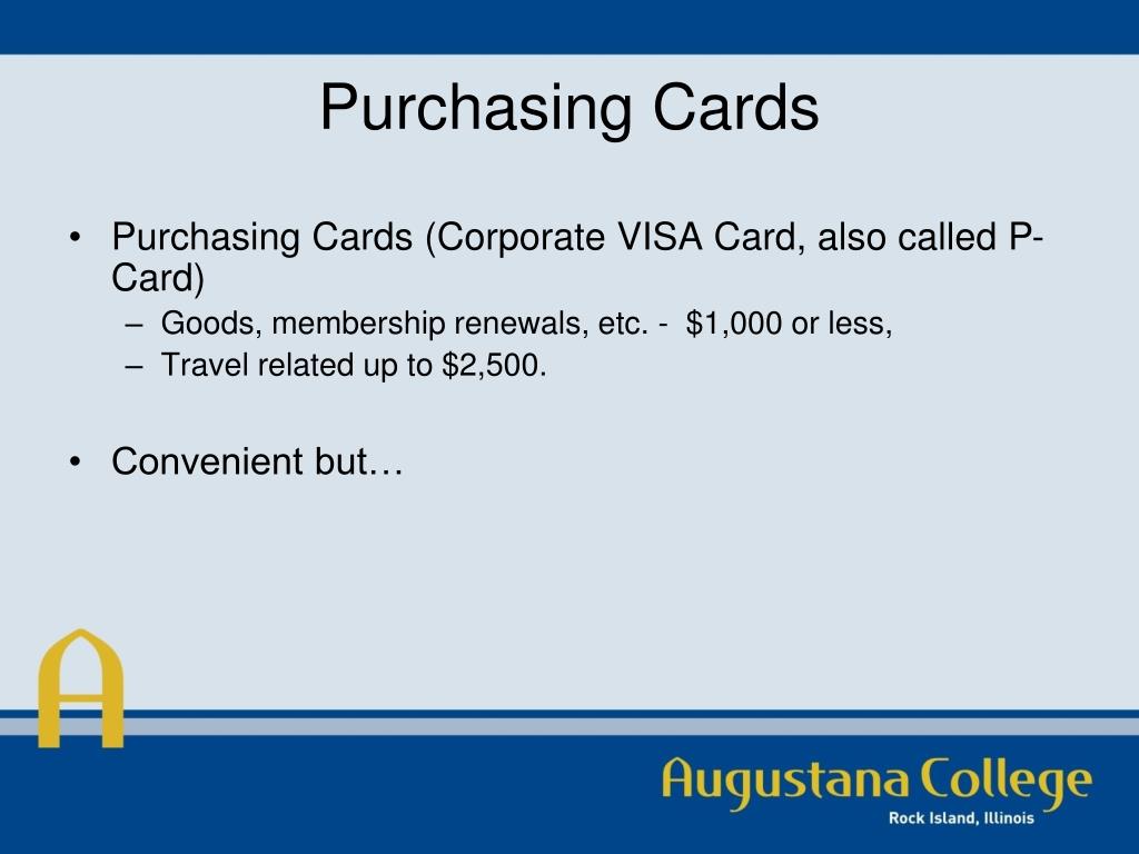 PPT - Purchasing Policy Purchase Order (P.O.) Goods $1,000 + Services ...