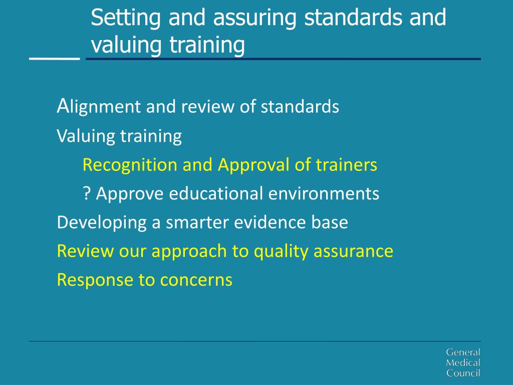 PPT - The Role of the Regulator Excellent Training, Excellent Care Dr ...