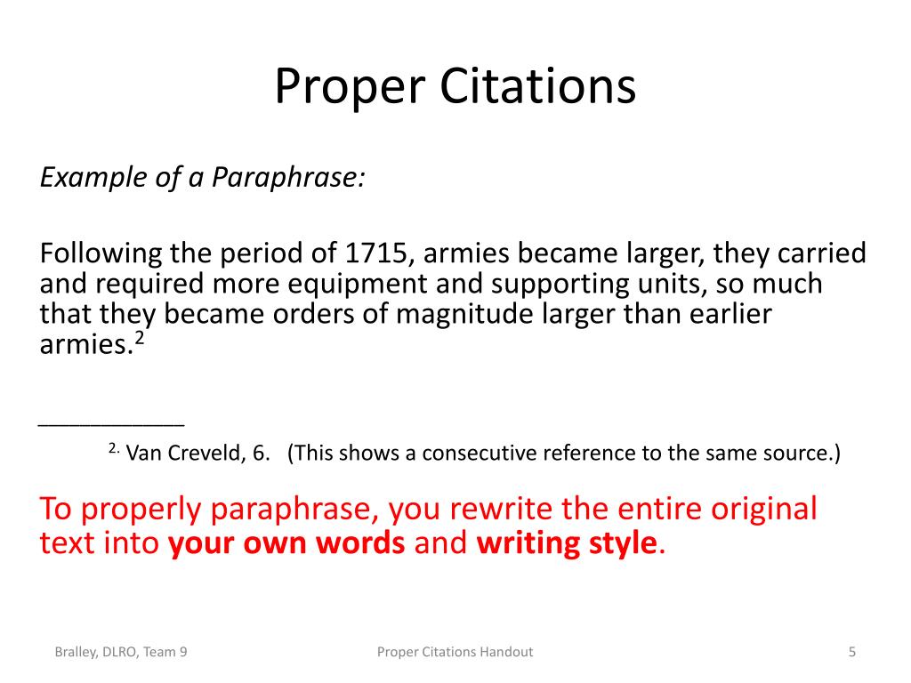 PPT Proper Citations PowerPoint Presentation Free Download ID 2770086 PPT Proper Citations PowerPoint Presentation Free Download ID 2770086