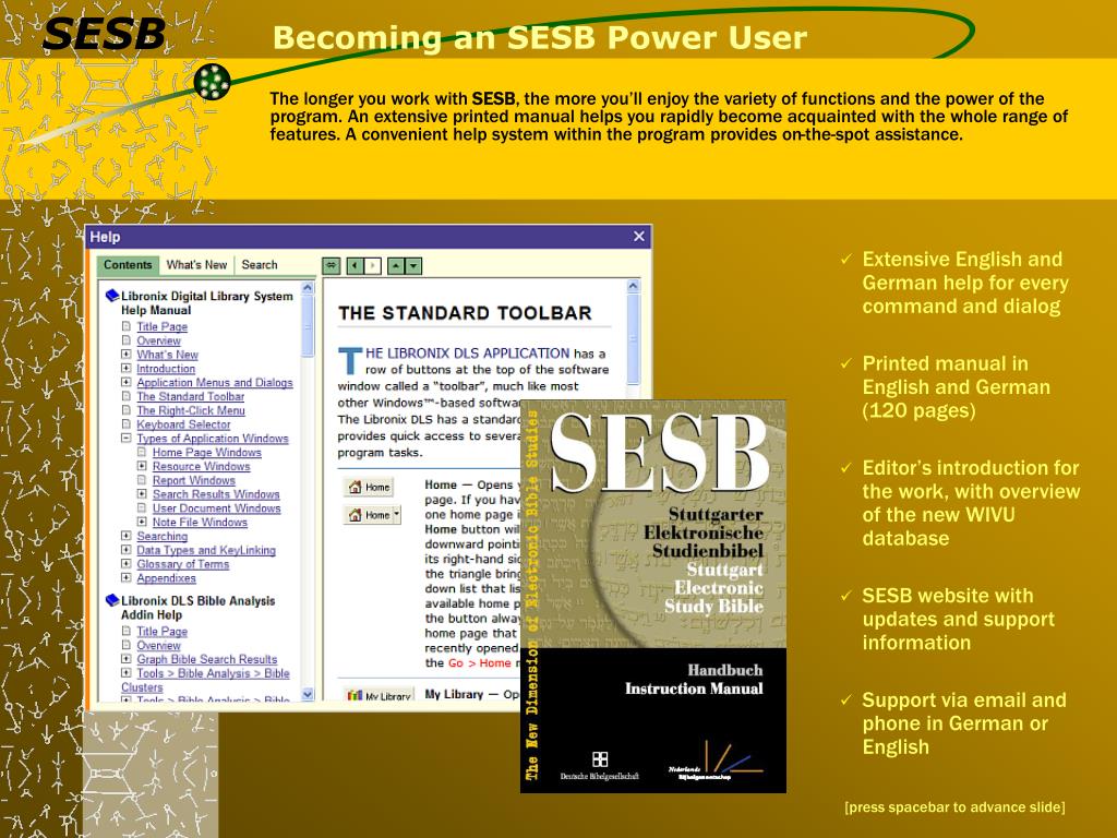 PPT - The New Dimension of Electronic Bible Studies PowerPoint ...