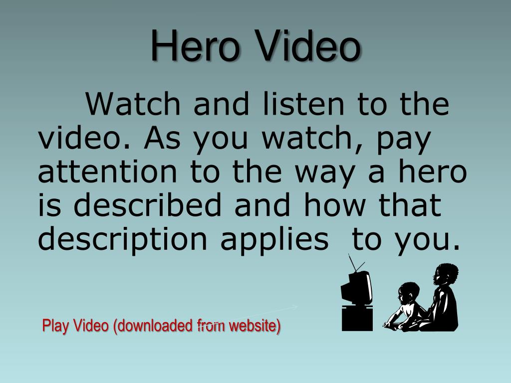 PPT - Hero by Superchick Anti-Bullying Lesson PowerPoint Presentation ...