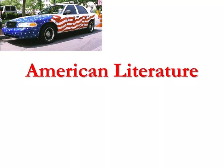 PPT - American Literature PowerPoint Presentation, free download - ID ...