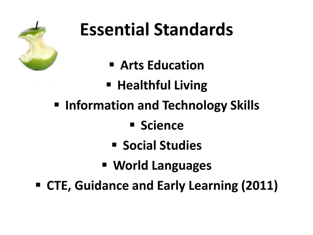 PPT - Back to School UPDATE! Common Core/Essential Standards Social ...