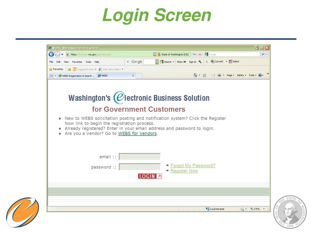 PPT - How to Use WEBS for the ITPS Program PowerPoint Presentation ...