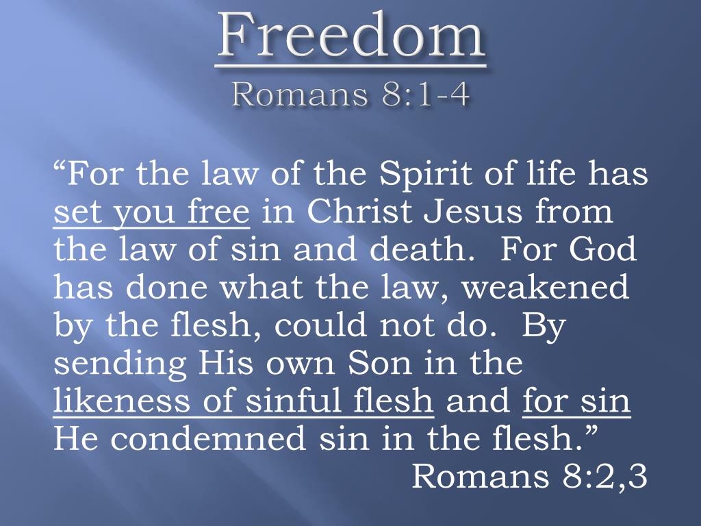 PPT - Life in the Spirit Romans 8:1-17 PowerPoint Presentation, free ...