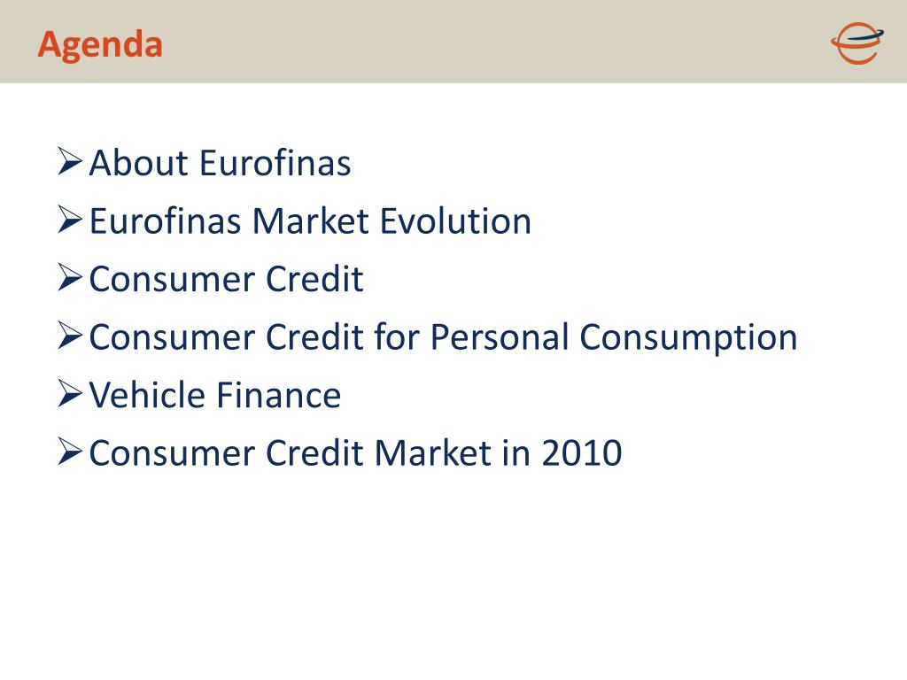 PPT - A Look at the European Consumer Credit Market PowerPoint ...