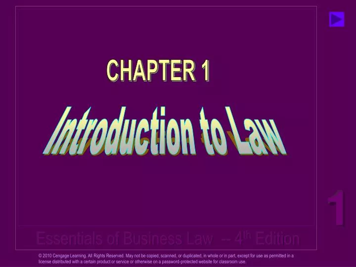 PPT - Introduction to Law PowerPoint Presentation, free download - ID ...