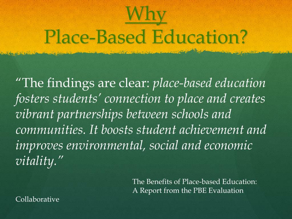 PPT - Strengthening “ Place-Based Education” on the Sunshine Coast ...