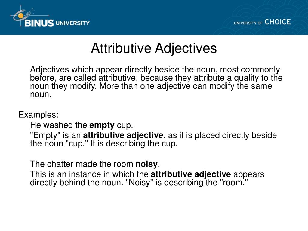 PPT - Adjectives Meeting 11 PowerPoint Presentation, free download - ID ...