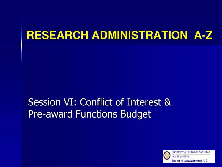 PPT - RESEARCH ADMINISTRATION A-Z PowerPoint Presentation, free ...