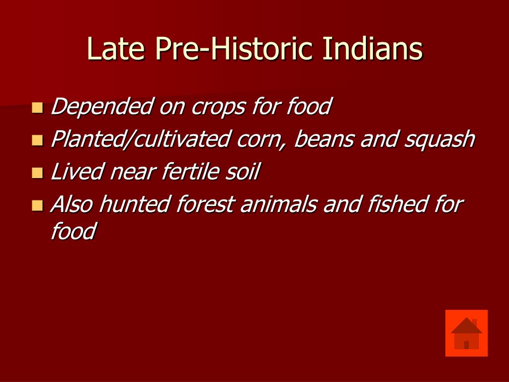 PPT - Comparisons of the Foods of Prehistoric Indians PowerPoint ...