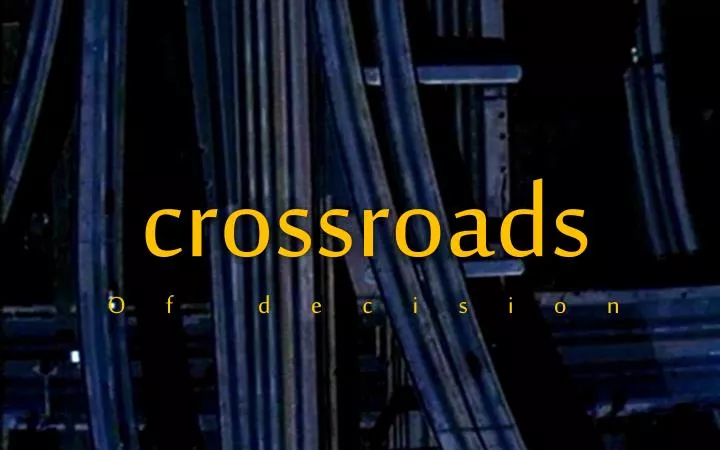 PPT - crossroads PowerPoint Presentation, free download - ID:2773296
